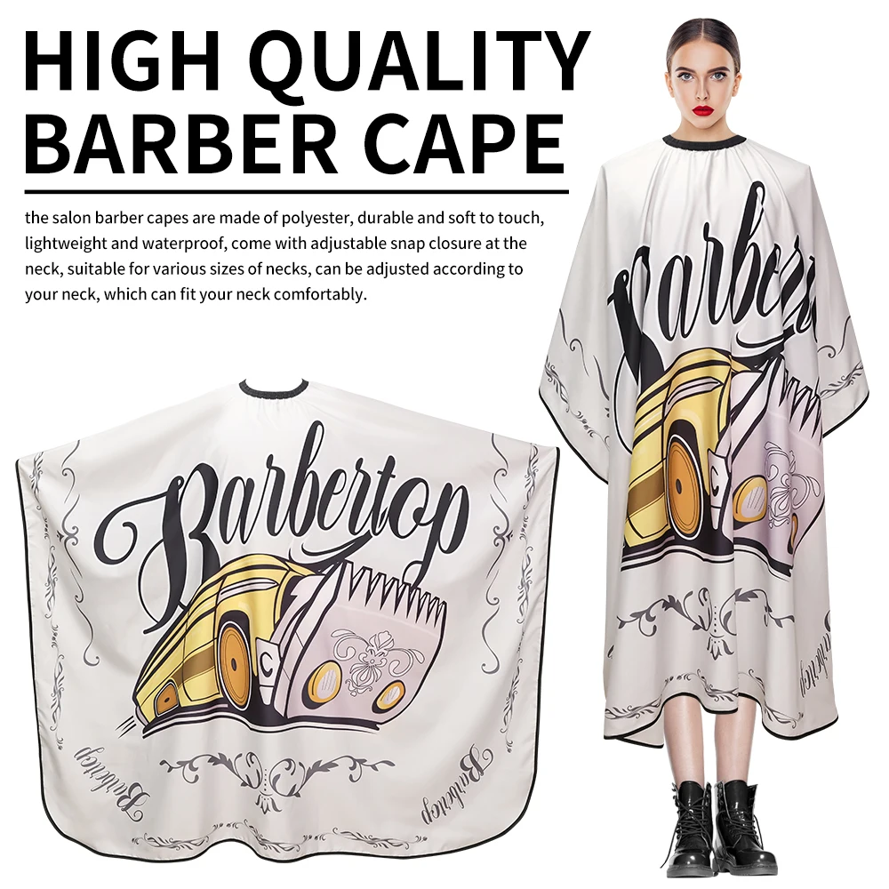 Haircutting-Capes-Electric-Push-Pattern-Waterproof-Hairdresser-Gown ...
