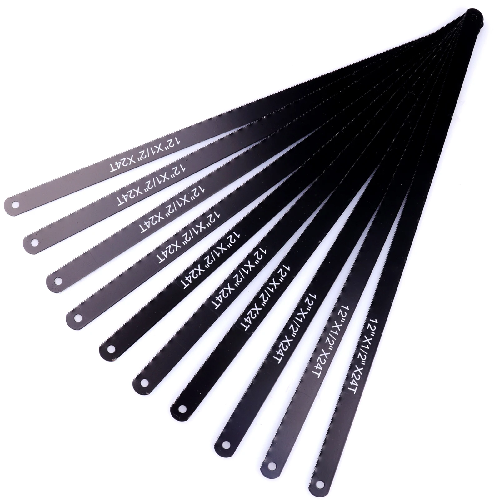 10-PCS-High-Carbon-Steel-Black-Blue-Color-Hacksaw-Blades-300mm-Length ...