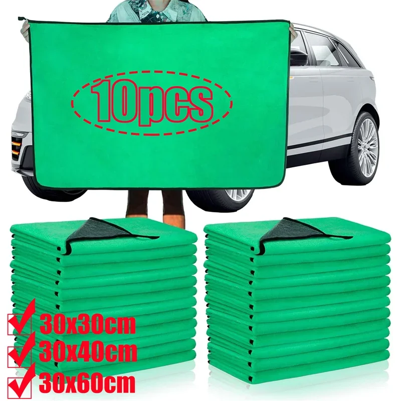 3-5-10Pcs-Microfiber-Towel-Car-Microfiber-Wash-Towel-Microfiber ...