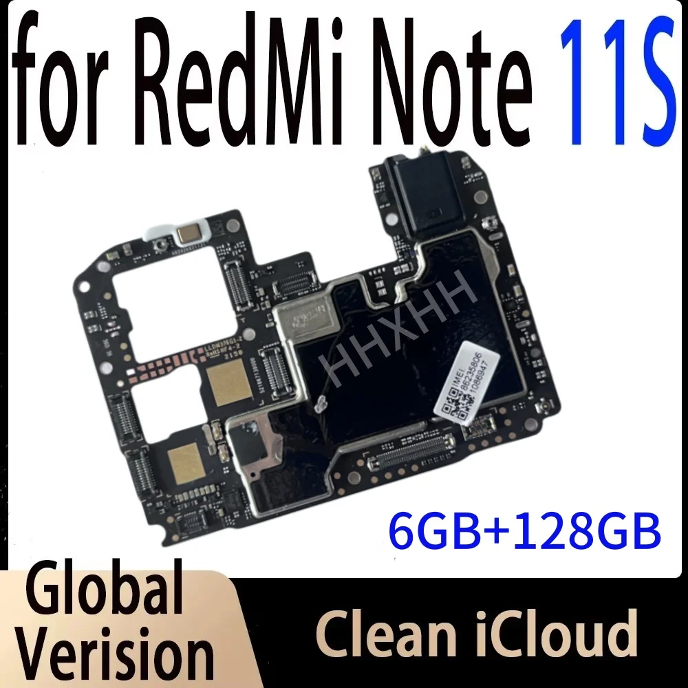 Motherboards MB For Xiaomi Redmi Note 11S Mainboard PCB Module 128GB ...