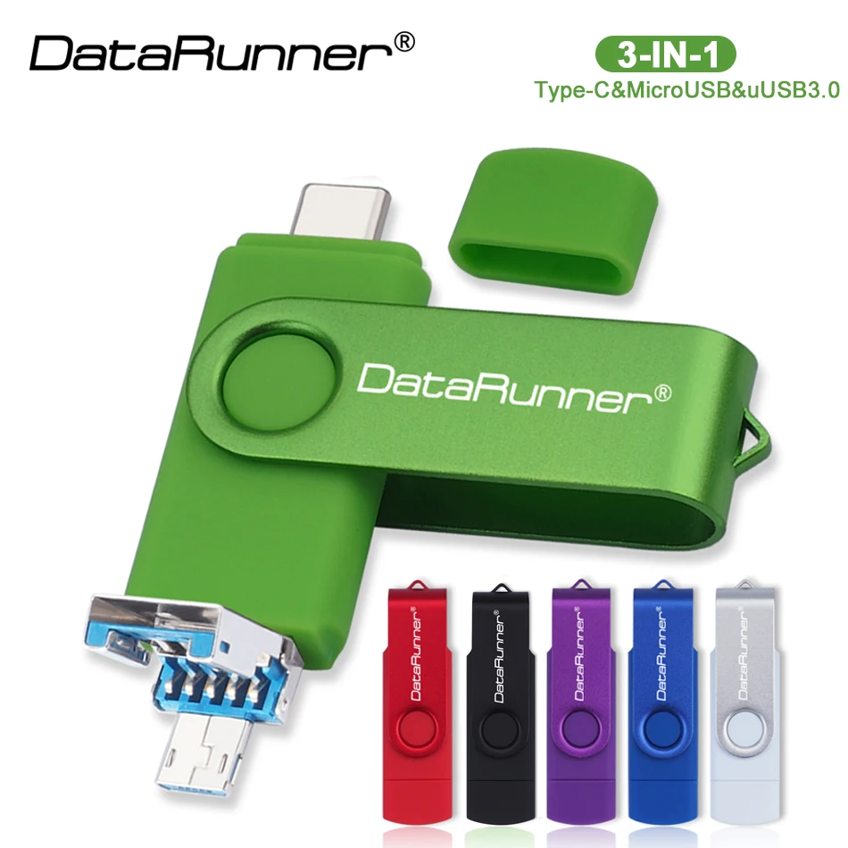 DataRunner-OTG-USB-Flash-Drive-USB-3-0-Pendrive-512GB-256GB-128GB-64GB ...