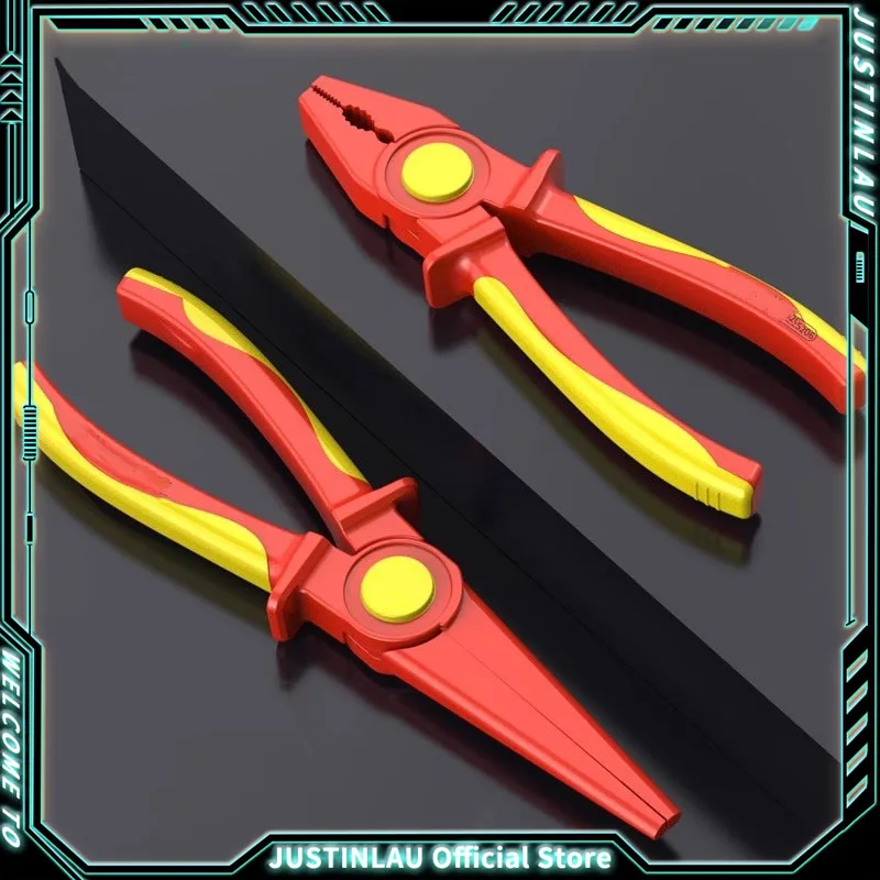 1Pcs Compact Electricians 1000V High Voltages Insulation Plastic Pliers ...