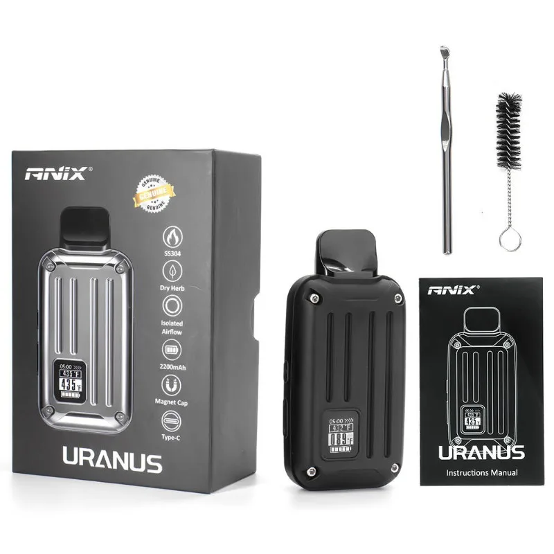 Portable-Dry-Herb-Vaporizer-ANIX-Uranus-Vape-Pen-E-Cigarettes-Kits-OLED ...