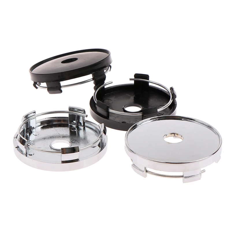 4Pcs-lot-60mm-Fit-65mm-Logo-Black-Plastic-Car-Wheel-Center-Hubcaps ...