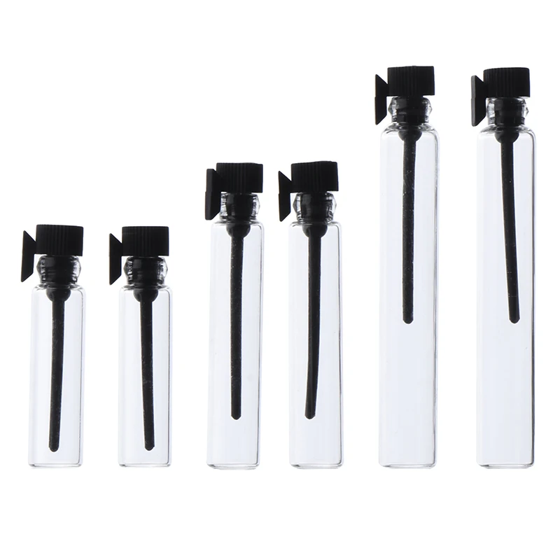 10PCS-Mini-Glass-Perfume-Sample-Vials-Bottle-Empty-Laboratory-Liquid ...