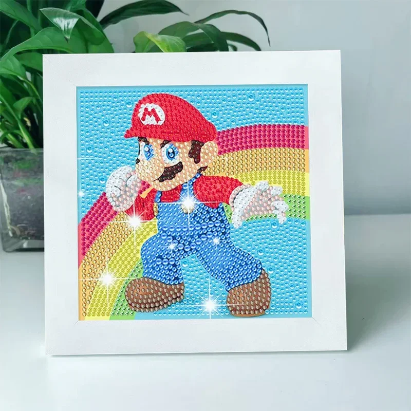 Anime-Super-Mario-Diamond-Painting-By-Number-Kits-Mario-Cartoon-5D ...