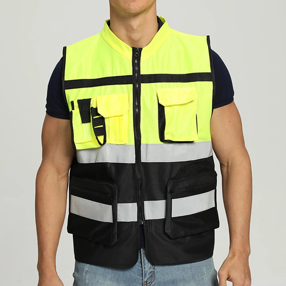 Chaleco-reflectante-de-seguridad-de-alta-visibilidad-ropa-de-trabajo ...