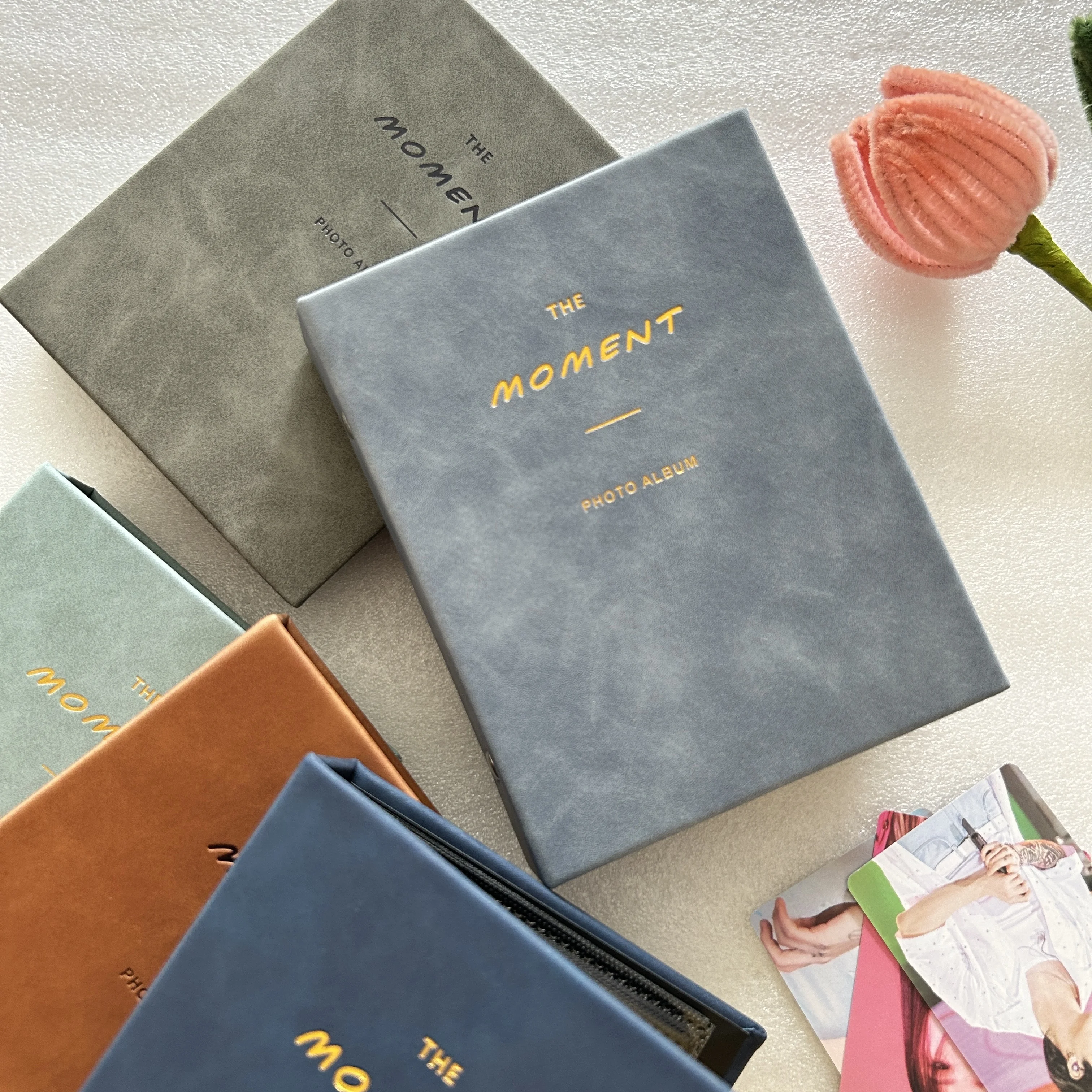 Mini-Photo-Album-64-Pockets-3-Inch-PU-Leather-Cover-Photo-Book ...