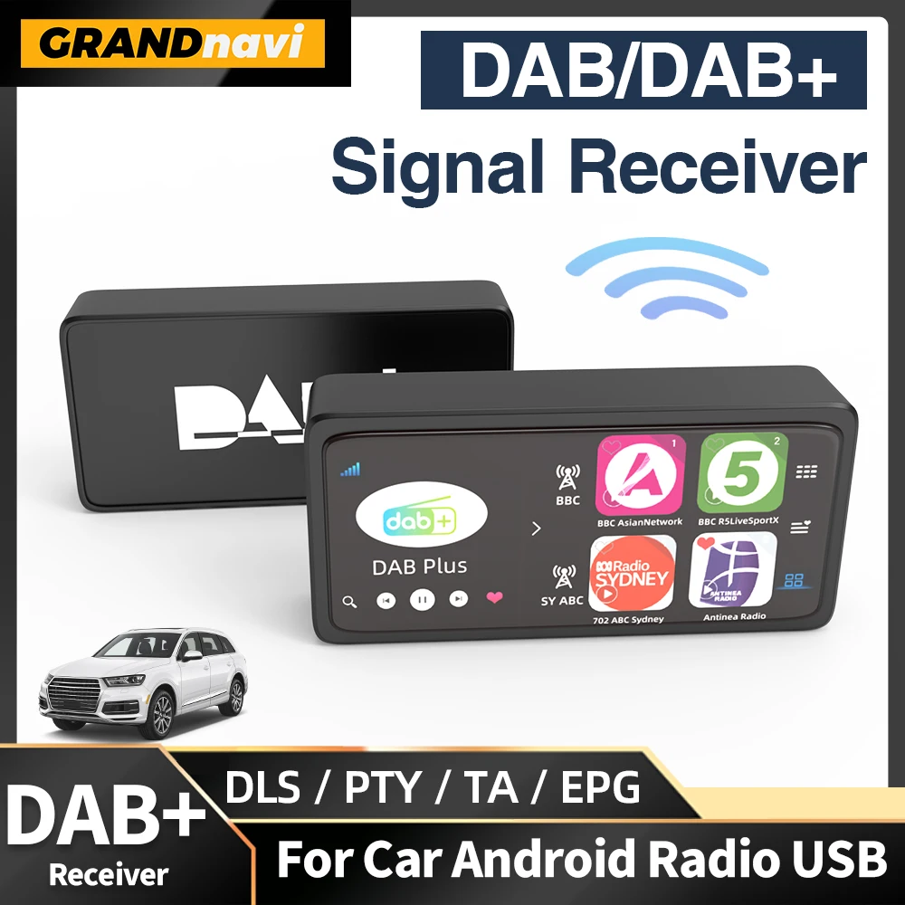 Grandnavi NEW Car DAB+ Box Digital Signal Receiver DAB+ Receiver ...