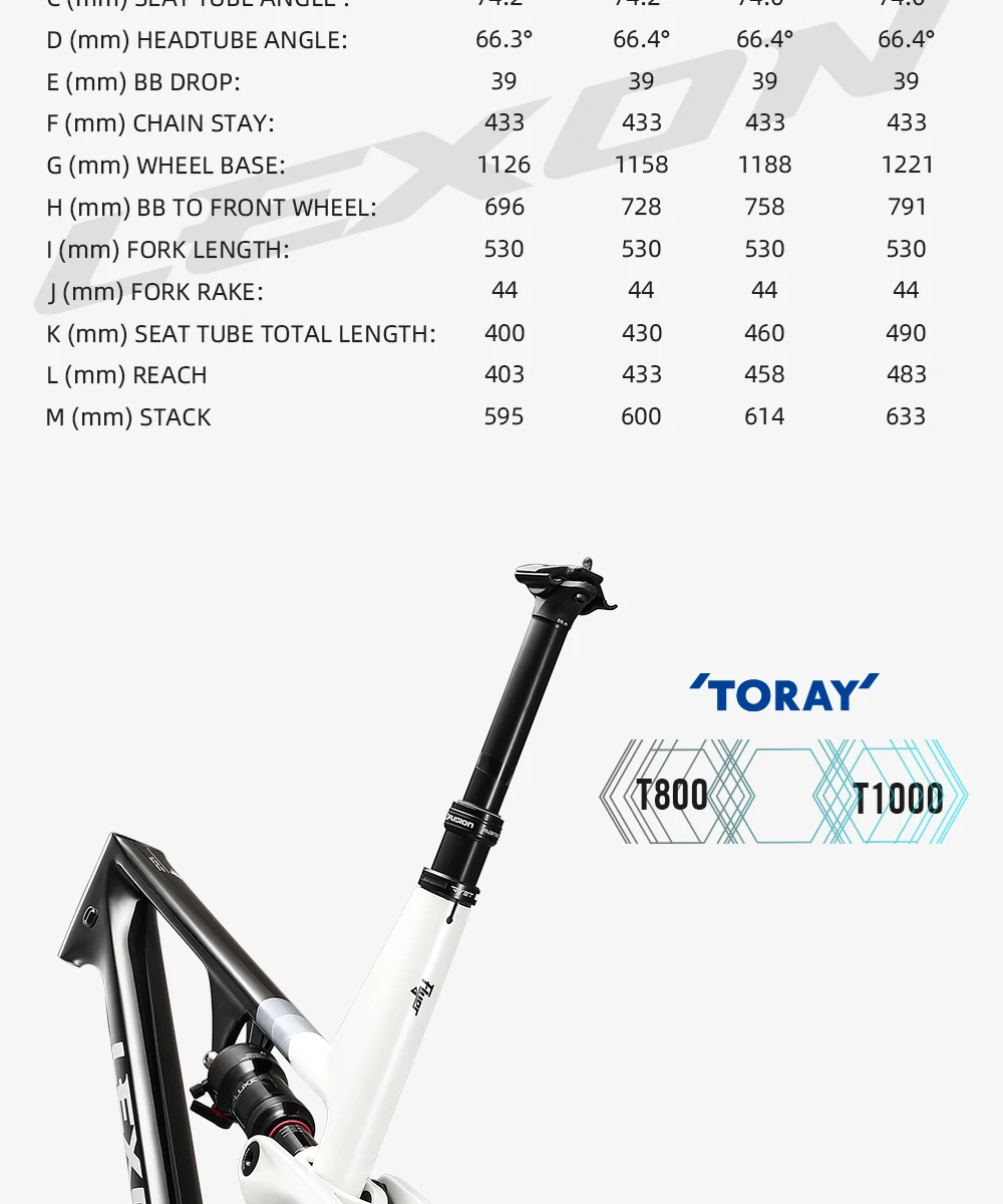 LEXON FLYER Full Suspension Carbon MTB Frames 29er 15.5/17.5/19/21 ...