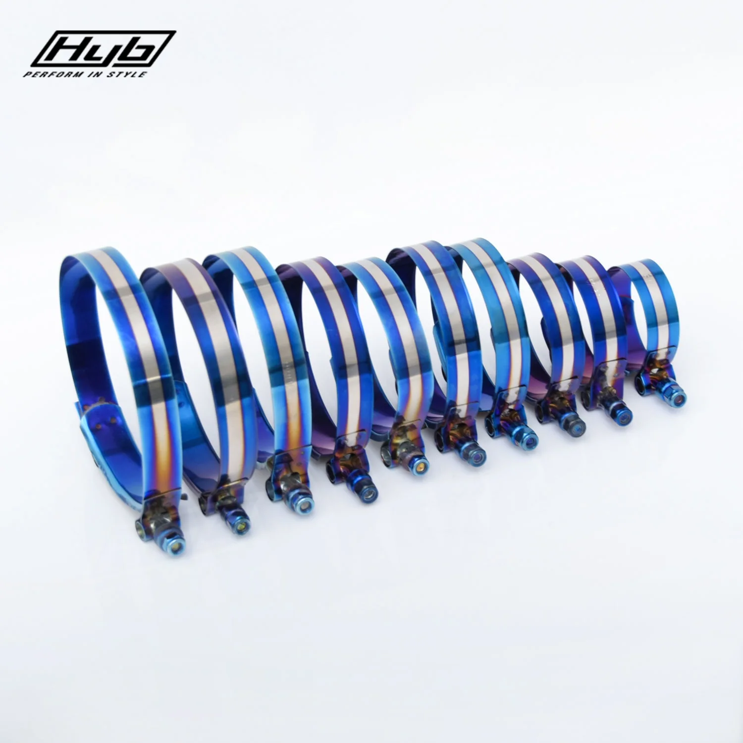 41mm to 114mm T Bolt Clamp Stainless Steel Hose Clamp Kit Adjustable ...