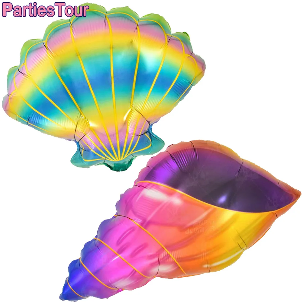 New-Marine-Animal-Shell-Aluminum-Foil-Balloons-Sea-Shells-Helium-Foil ...