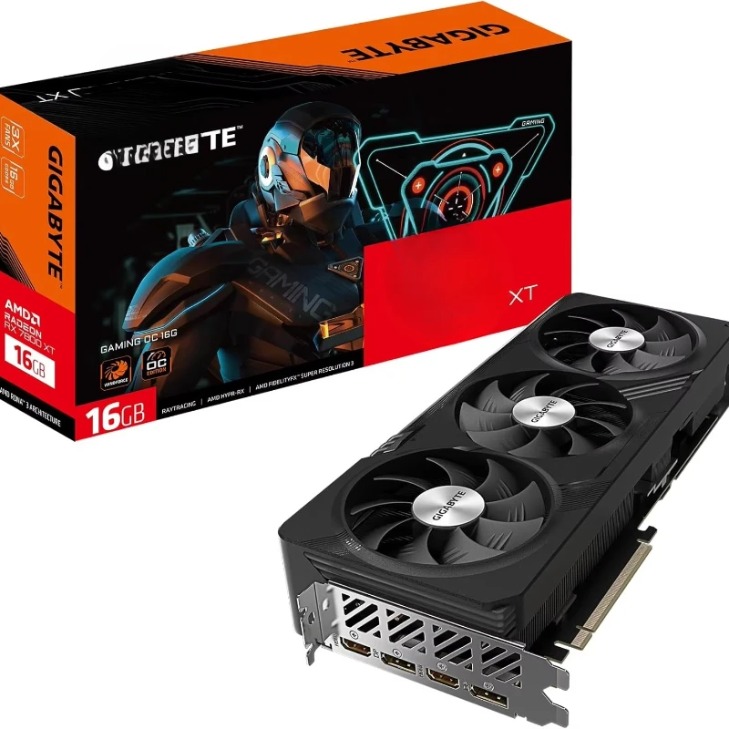 Radeon RX 7800 XT Gaming OC 16g Graphics Card, 3x Wind Fan 16gb 256-bit ...
