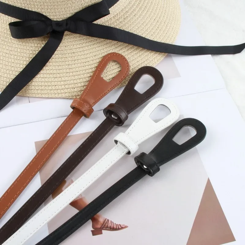 Thin Knotted Belts for Women Belt Lady Waist Band Soft Leather Waist ...
