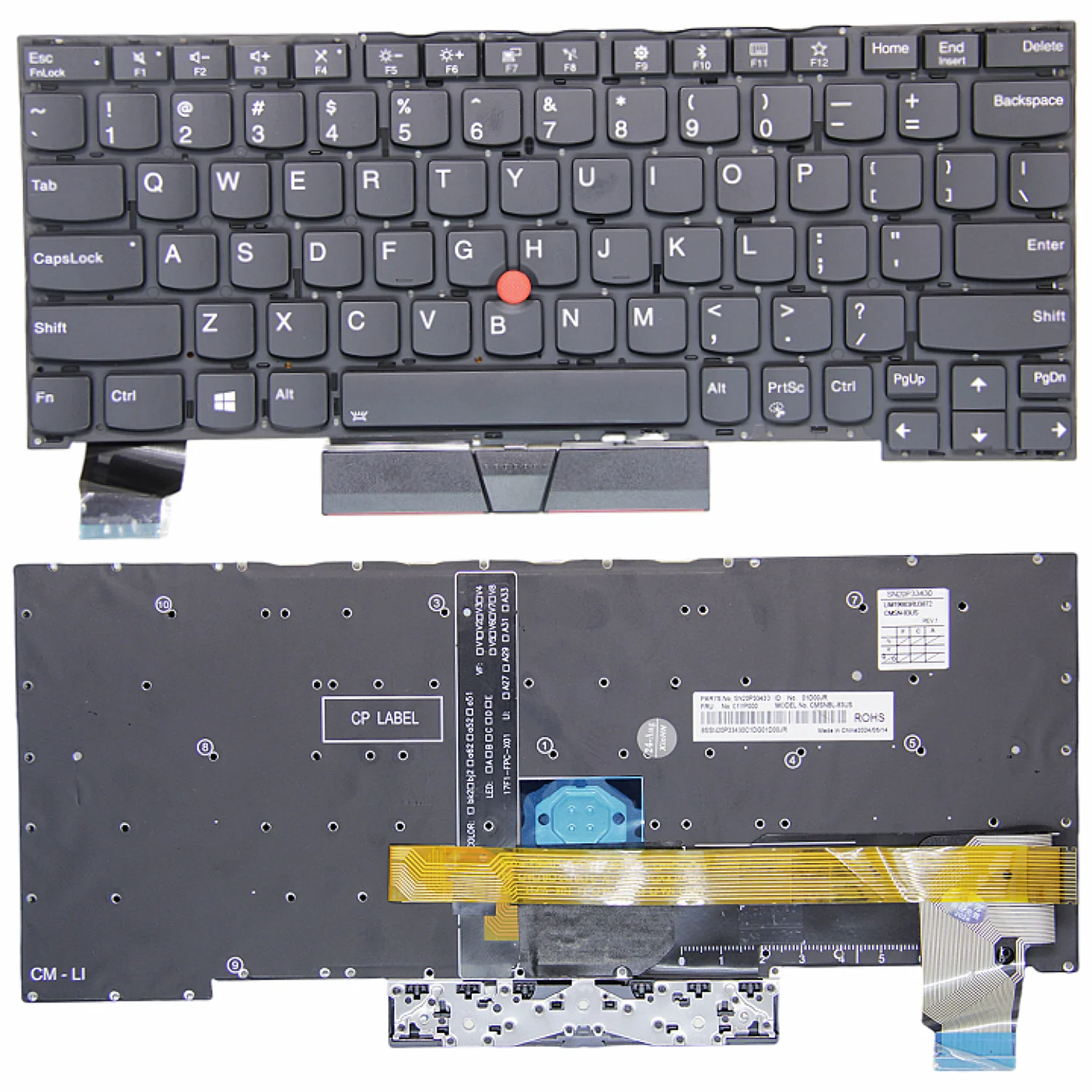 100%New US For Lenovo Thinkpad Yoga X390 Yoga X395 Fru SN20S13551 ...