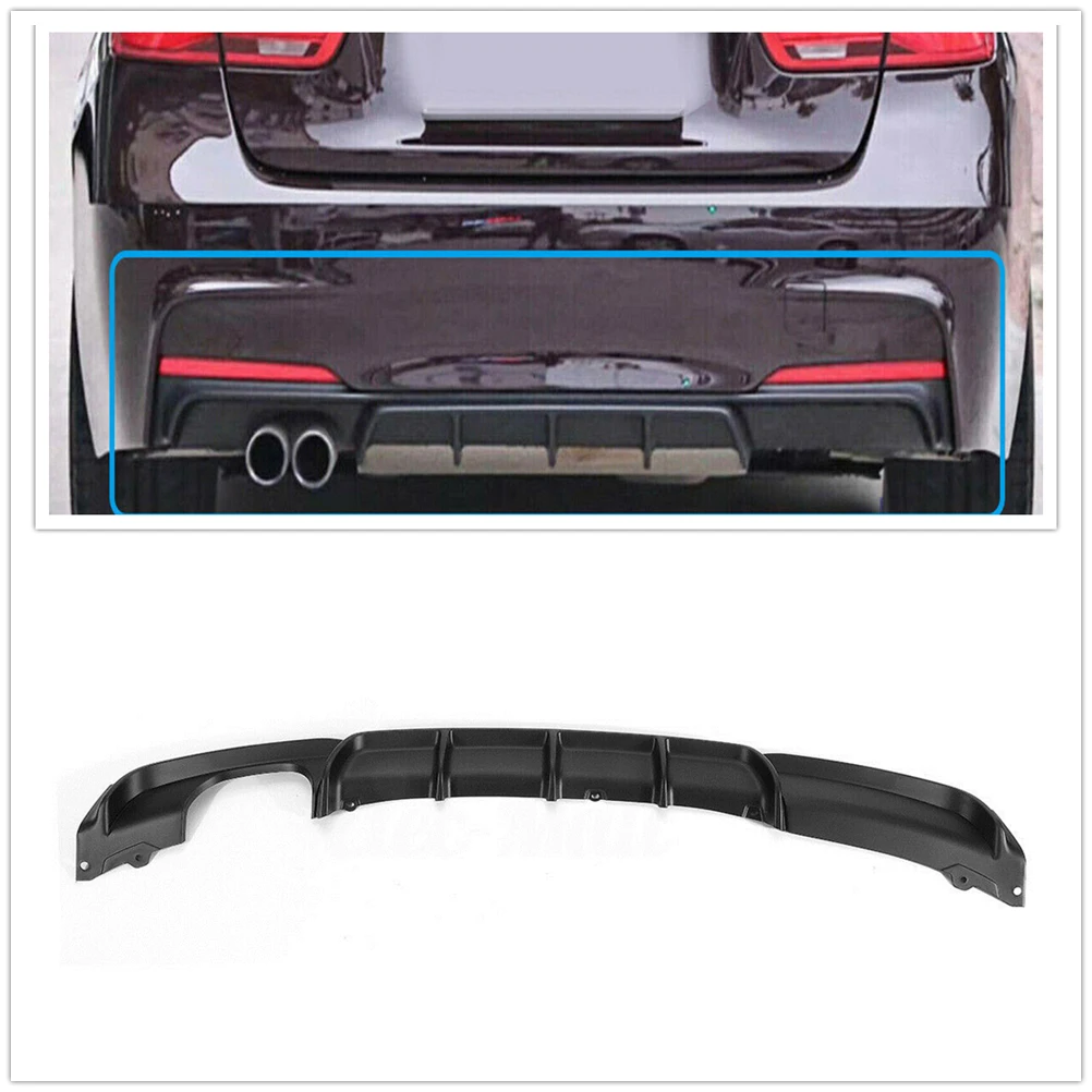 Car Rear Diffuser Bumper Lip Lower Exhaust Splitter Spoiler Canard ...