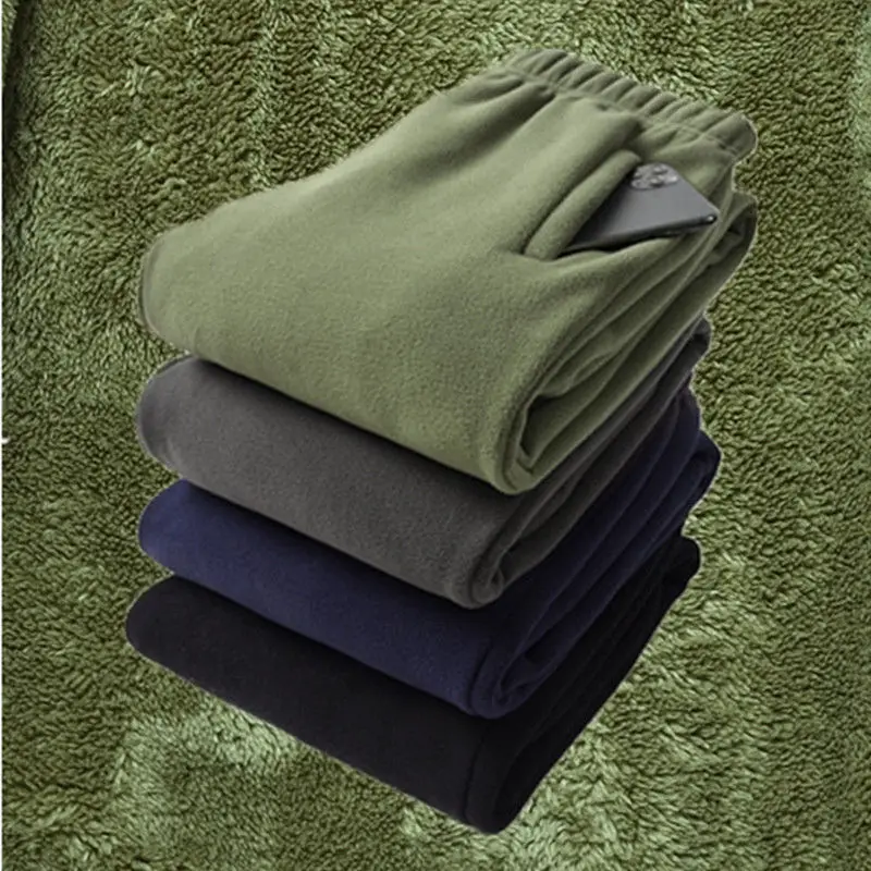 Men-Winter-Thermal-Leggings-Solid-Casual-Jogger-Fleece-Pants-Thick ...