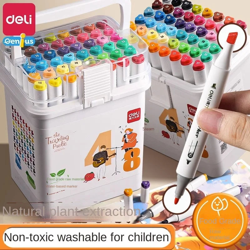 Food-grade-marker-pen-non-toxic-and-washable-for-children-student-water ...