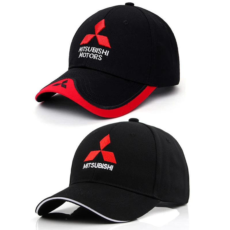 Car-duck-tongue-cap-For-Mitsubishi-3D-Hat-Cap-Car-MOTO-GP-Racing-F1 ...