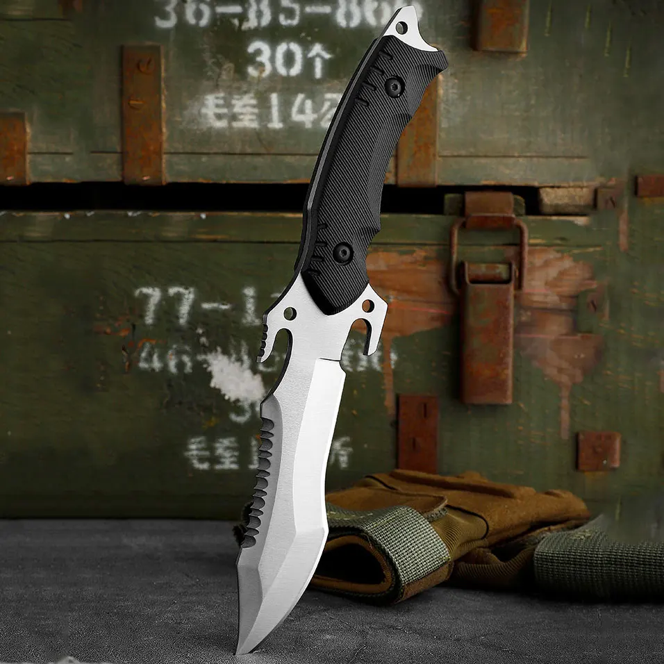 Straight-Knife-Outdoor-Knife-Portable-Carry-Pocket-Knife-Military-Knife ...