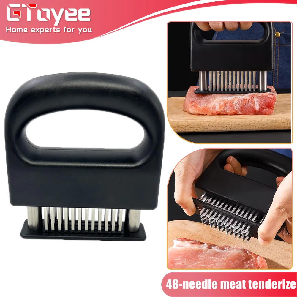 Household-48-needle-Loose-Meat-Needle-Can-Be-Pressed-Stainless-Steel ...