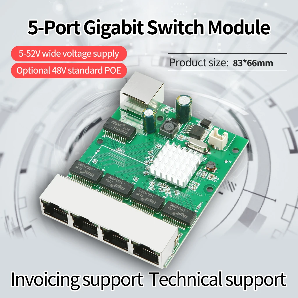 5-port-full-gigabit-switch-module-4-port-standard-poe-power-supply ...