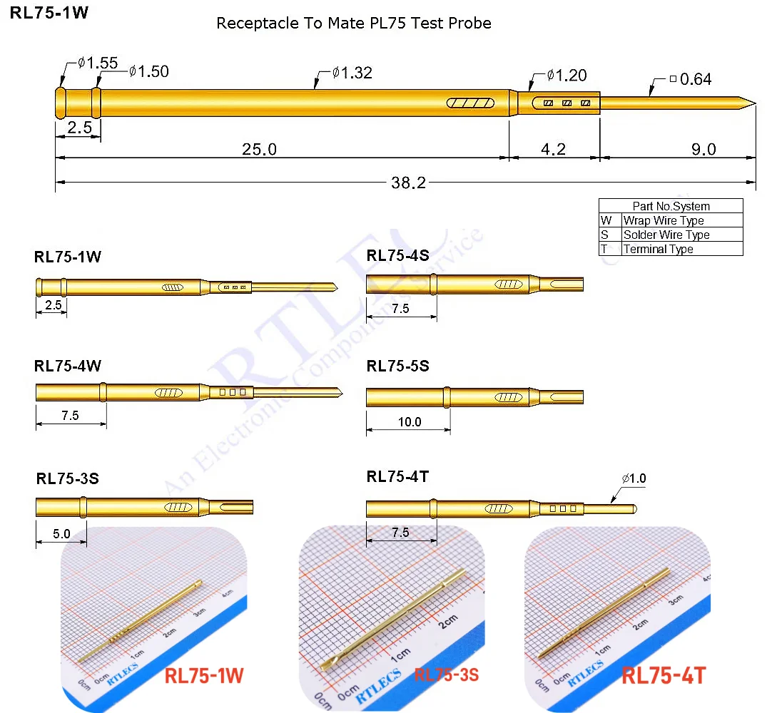 100Pcs-Receptacle-RL75-For-Spring-Test-Probe-PL75-Bare-PCB-1-91-MM ...