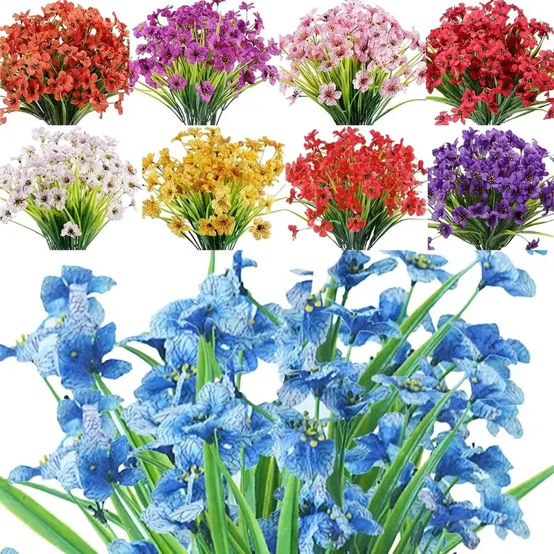 Flores-artificiais-e-caules-Plantas-falsificadas-Flor-de-pl-stico-falso ...