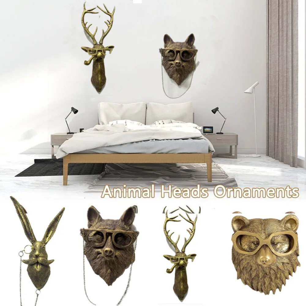 3d Animal Head Wall Art