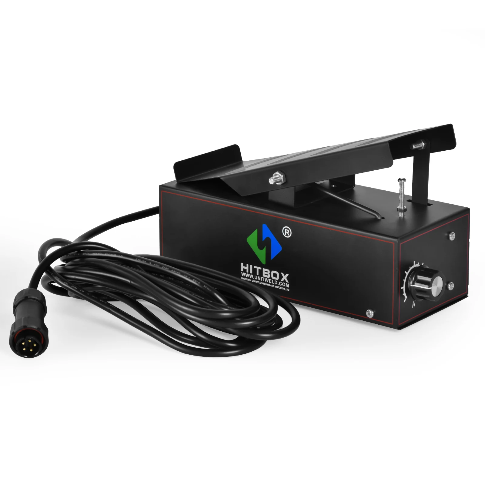 HITBOX-5-Pin-Foot-Pedal-1K-10K-For-TIG-Welding-Foot-Pedal-Amp-Control ...