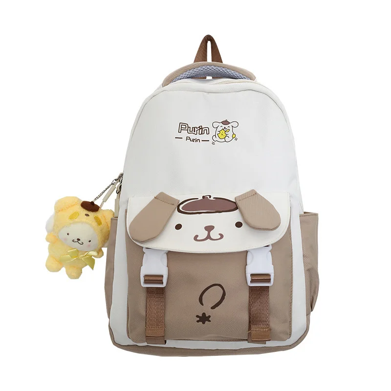 Cartoon Pompom Purin Kawaii Backpack - KawaiiMerch.com