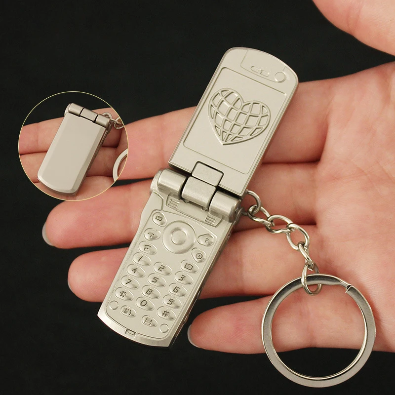 Y2K-Phone-Model-Keychains-Mini-Cell-Phone-Figure-Toys-Key-Ring-Metal ...