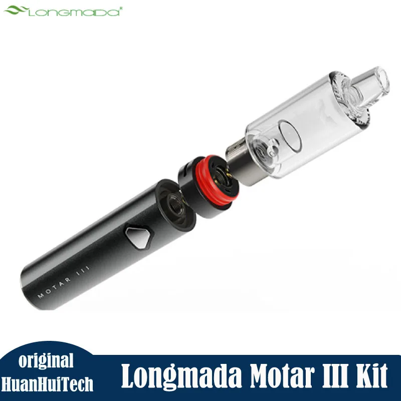 Longmada Motar III Kit Vape Pen Wax Vaporizer 1700mAh Battery With ...
