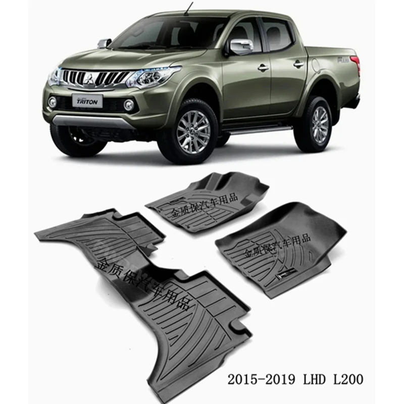 Use For Mitsubishi Triton Strada L200 Custom Car Allweather Car Floor ...
