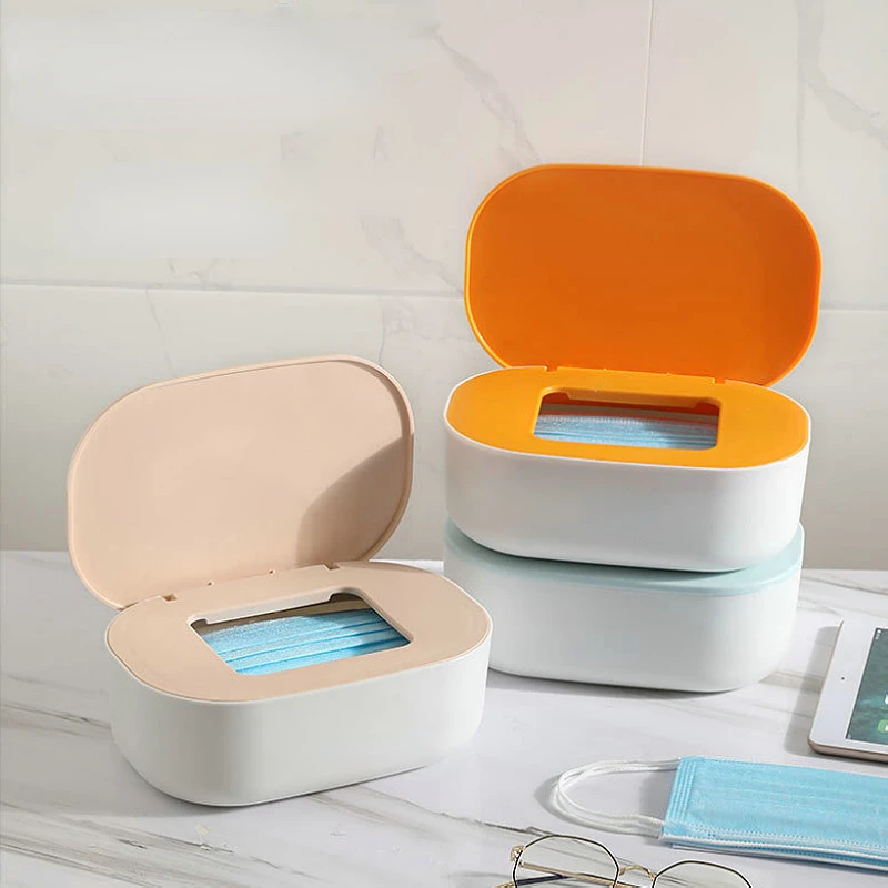 Multifunctional Mask Storage Box Household Masks Large Capacity Tissue ...