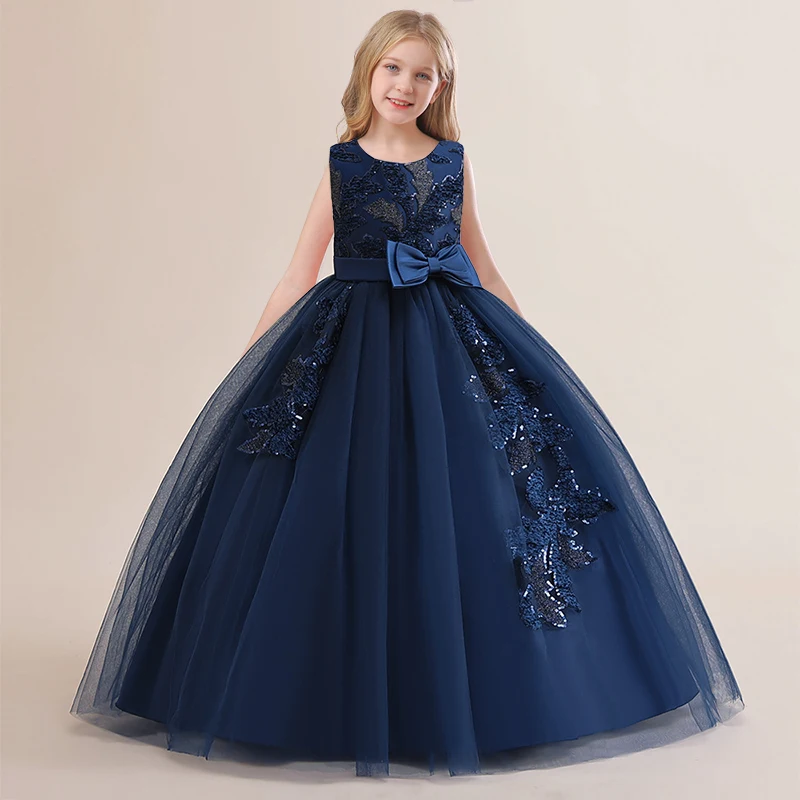 Teenager-First-Evening-Dress-Girl-Sequin-Princess-Kids-Dresses-For ...