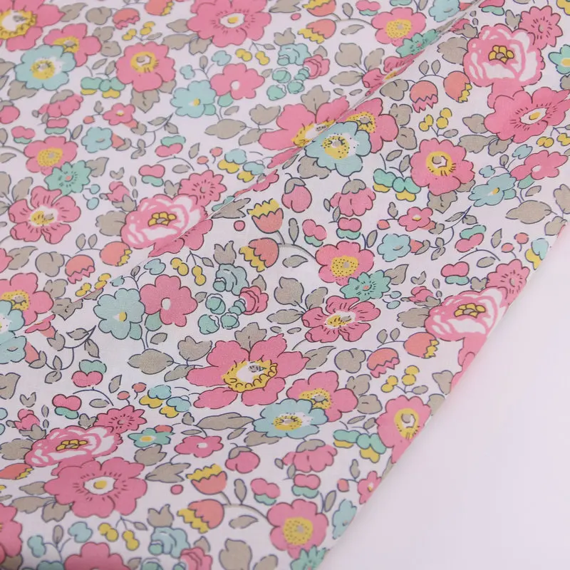 pink-small-florals-best-selling-liberty-London-print-fabric-for ...