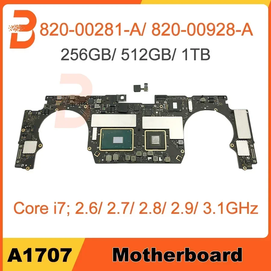 Tested-A1707-Motherboard-820-00928-A-For-MacBook-Pro-15-A1707-Logic ...