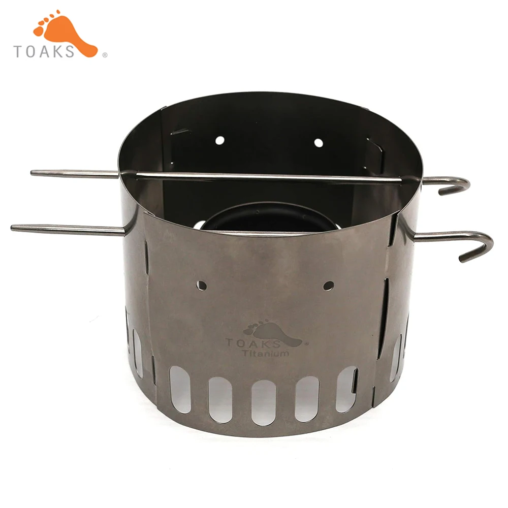 TOAKS-Titanium-Windscreen-Stand-and-TOAKS-Titanium-Tent-Stakes-Pack-of ...