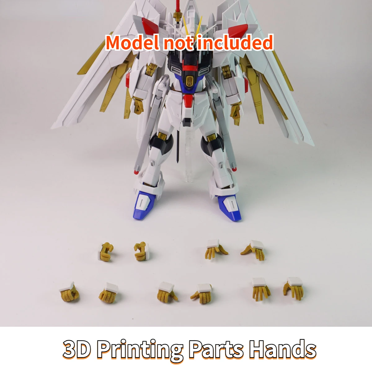 3D-Printing-Parts-Modeling-Hands-Handbacks-Armor-for-HG-1-144-Mighty ...
