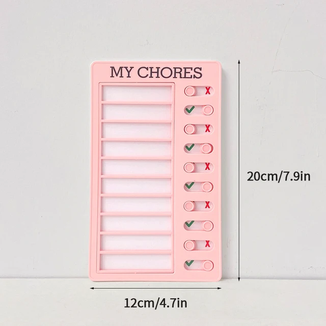 My Chores Reusable Checklist Board Daily Task Planning Board Hanging ...