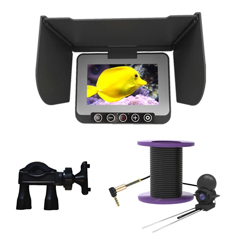 4.3Inch Underwater 15m/30m Submarine Camera 220DegreeUnderwater Camera ...