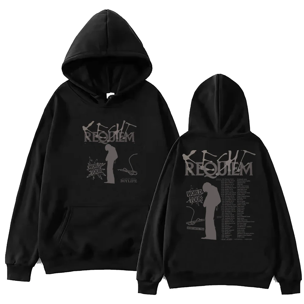 Keshi Requiem World Tour 2024 Hoodie Unisex Harajuku Pullover Tops Long ...