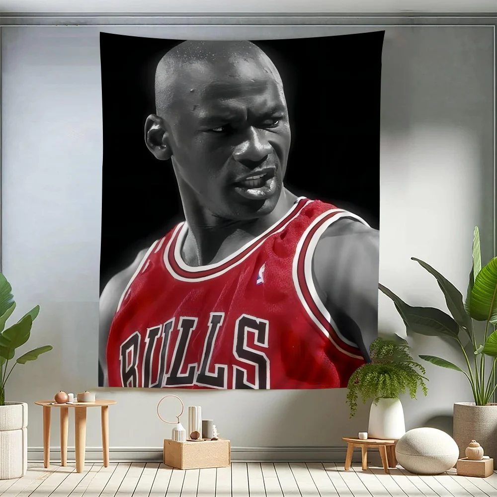 Portrait Michael Jordan Portrait: The Ultimate Bohemian Tapestry for ...
