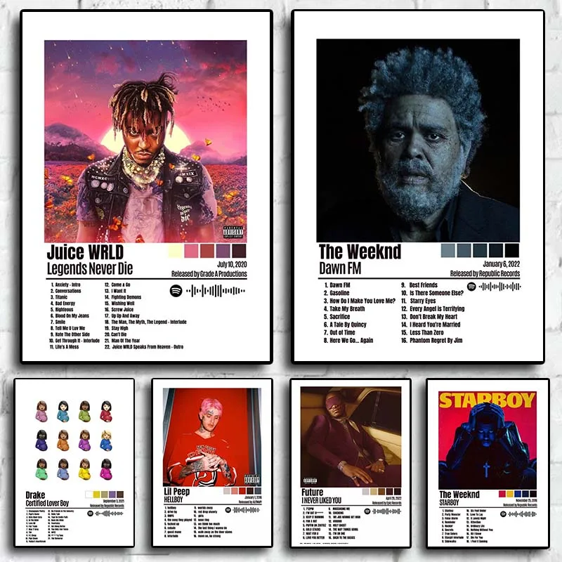 Nordic-Pop-Music-Album-Covers-Poster-Aesthetic-Hip-Hop-Rapper-Weeknd ...