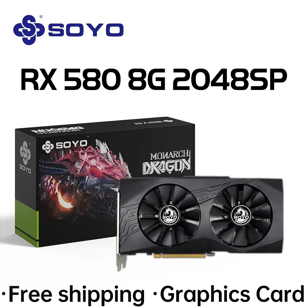 Soyo-original-radeon-rx580-8g-grafikkarten-gddr5-speicher-video-gaming ...