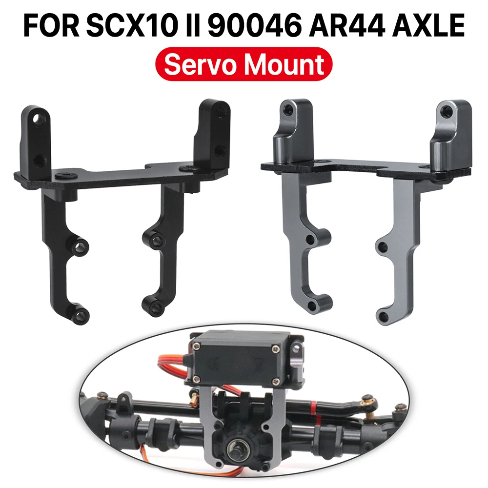 Metal Servo Mount Bracket for Axial SCX10 II 90046 AR44 Axle 1/10 Scale ...