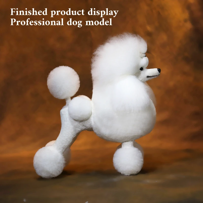 Professional Dog Model Poodle Teddy Skeleton Fake Hair Practice Set ...