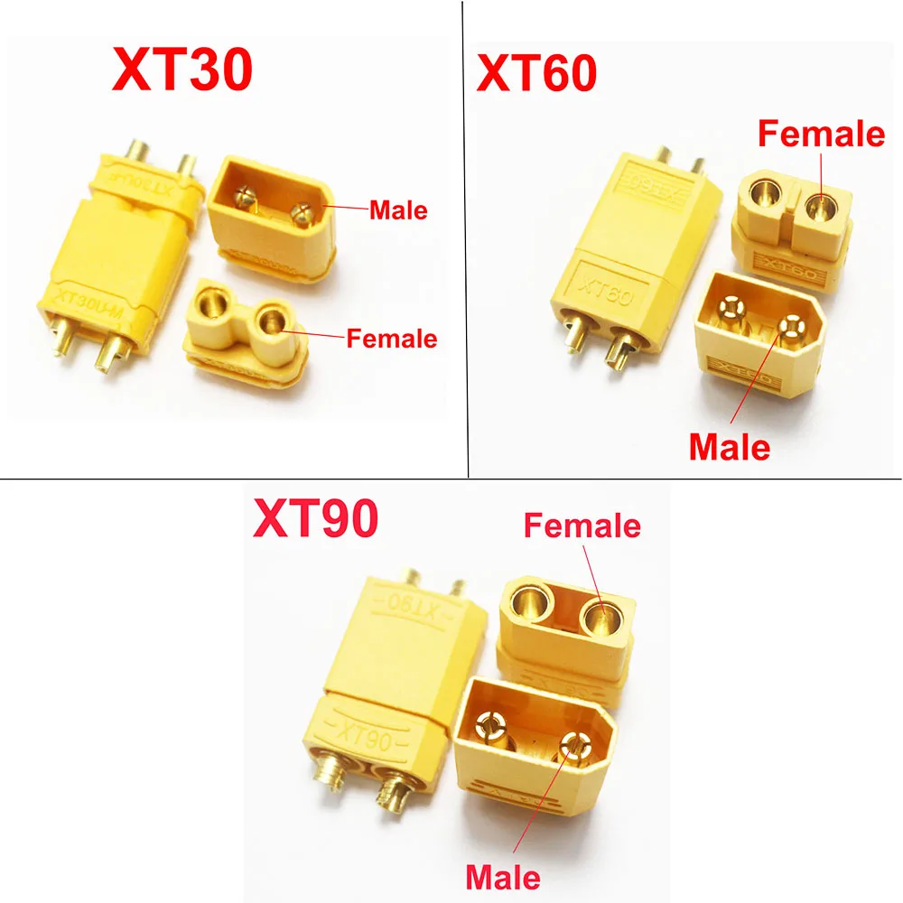 XT-Series-XT30-XT60-XT90-Connector-Plug-Bullet-Welding-Terminal-Suit-for-RC-Lithium-Polymer ...