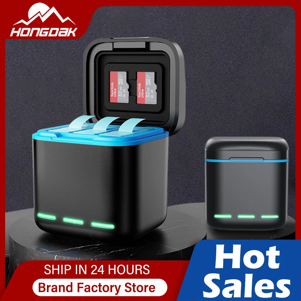 Original-Battery-Charger-For-GoPro-Go-Pro-Hero-8-7-6-5-Black-3-Ways ...